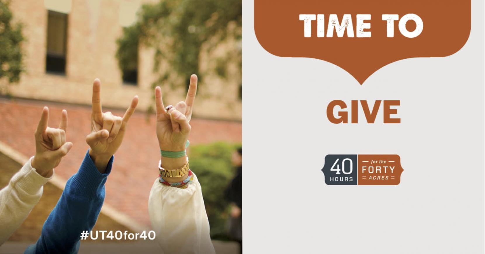 Longhorn Nation to Support UT Austin During ‘40 Hours for the Forty ...