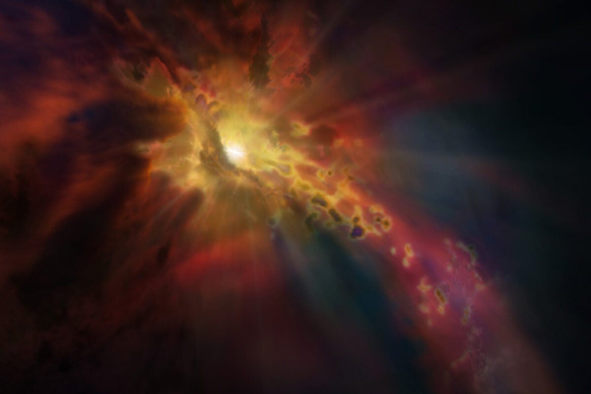 Galactic “Wind” Stifling Star Formation is Most Distant Yet Seen - UT ...