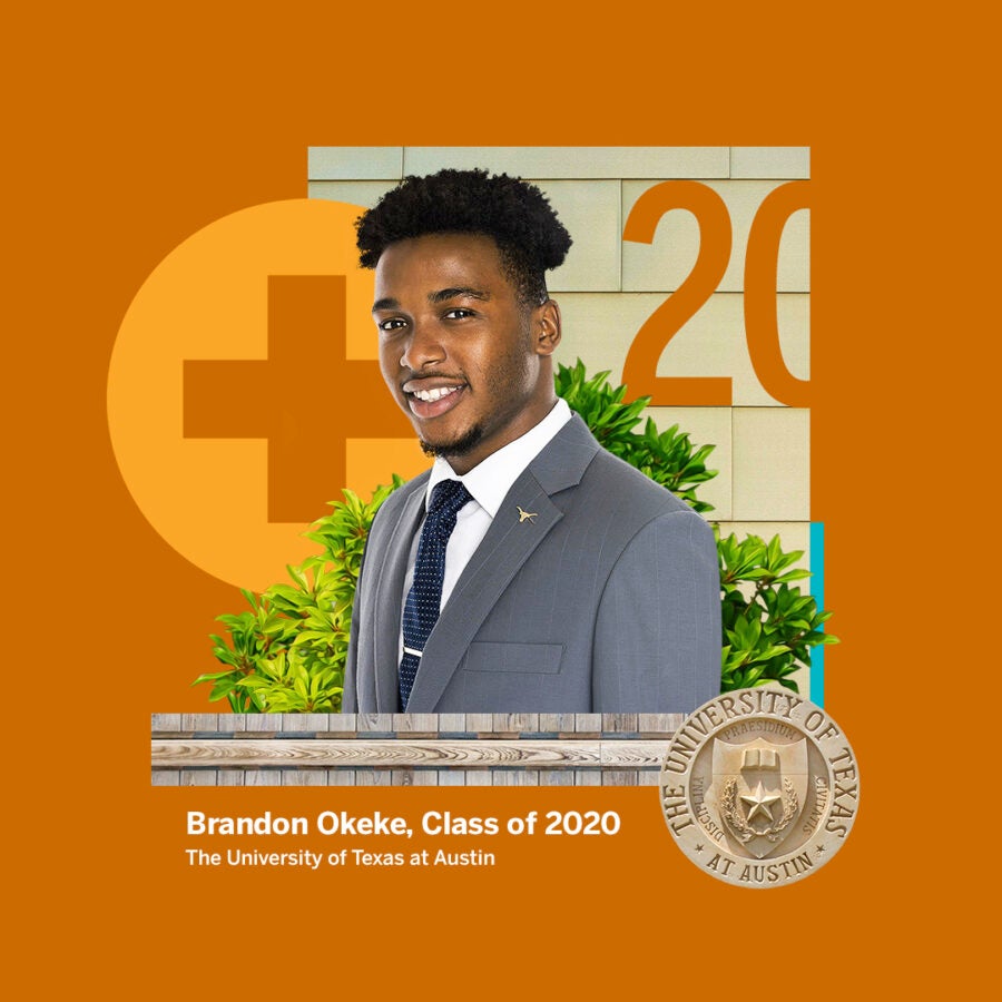 Brandon Okeke, UT20 Senior - UT Austin News - The University of Texas ...