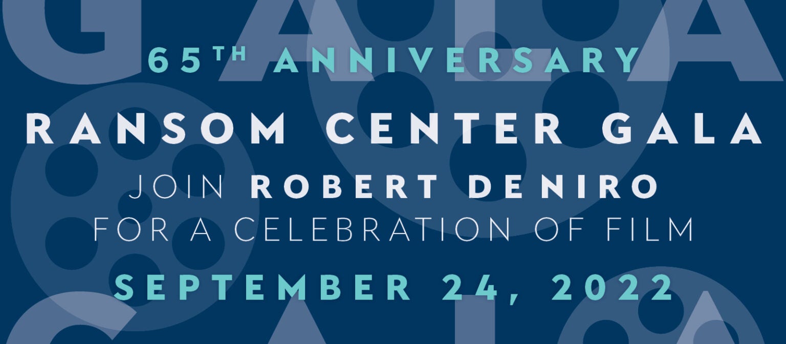 Harry Ransom Center Creates Endowment Honoring Robert De Niro - UT ...