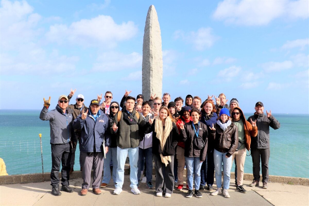 ROTC Students Travel to Normandy for Immersive Learning Experience - UT ...