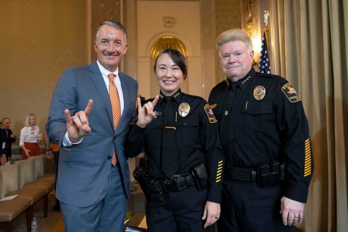 Eve Stephens Sworn in as UT Austin Chief of Police - UT Austin News ...