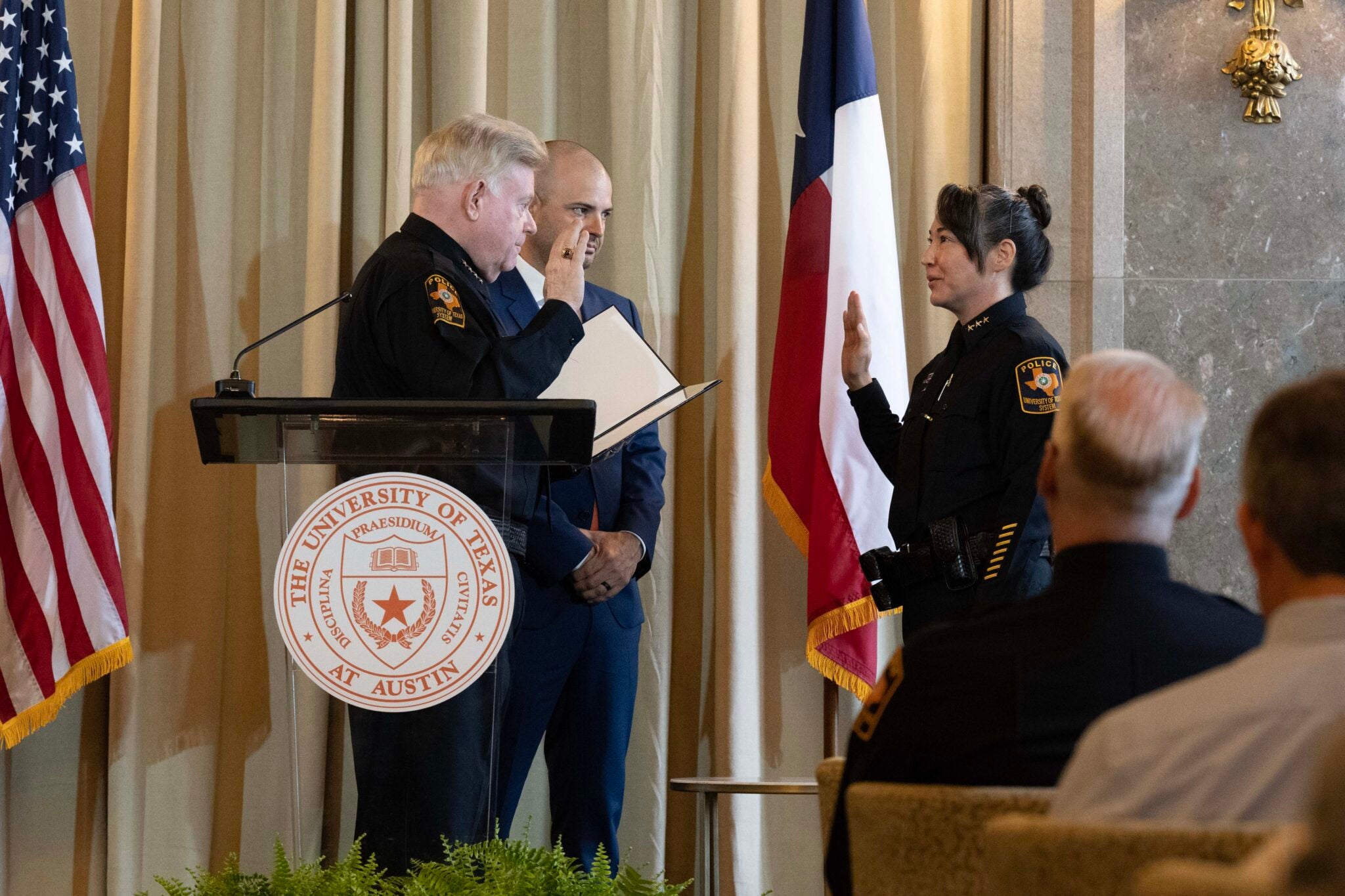 Eve Stephens Sworn in as UT Austin Chief of Police - UT Austin News ...