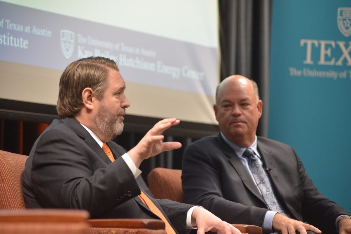 Interim President Jim Davis Converses with ConocoPhillips Head Ryan ...